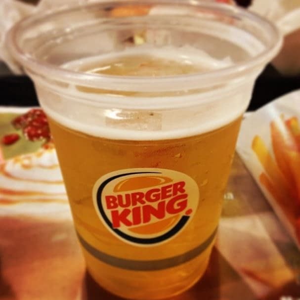 Grab a pint at Burger King...