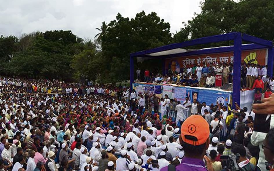 Massive Dalit rally at Una