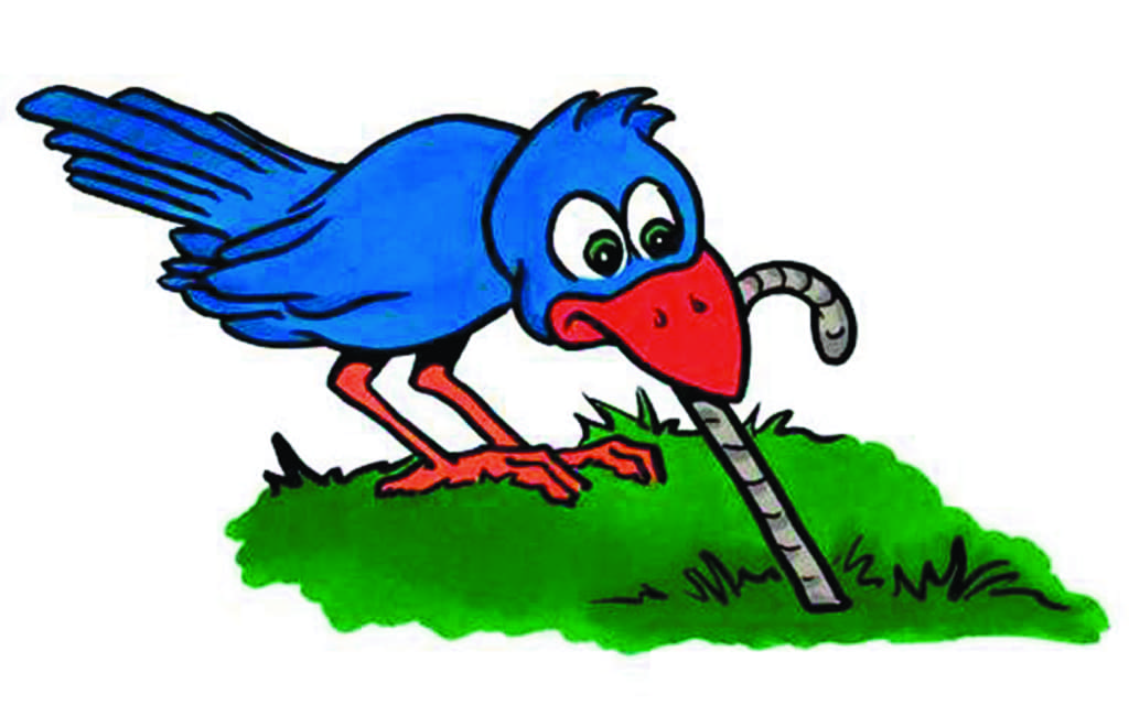 The early bird gets the worm; the early worm... gets eaten...