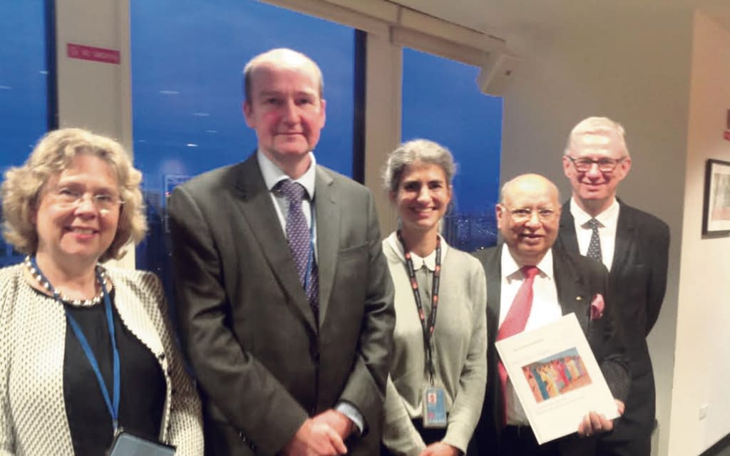 Lord Loomba launches World Widows Report at UN...