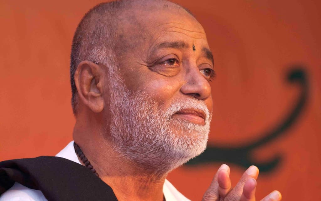 Athens – getting ready for Morari Bapu’s historic Ram Katha...