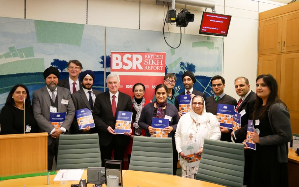 5th Annual British Sikh Report launched in Parliament...