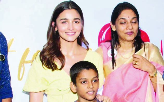 Alia supports kids with heart diseases...
