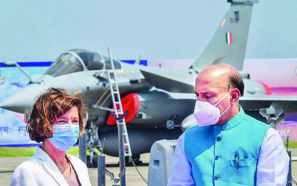 Rafale induction gives India edge in region: Rajnath...