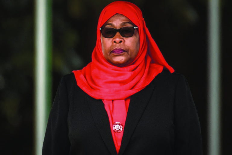 Samia Suluhu Hassan sworn in as Tanzania's first female president