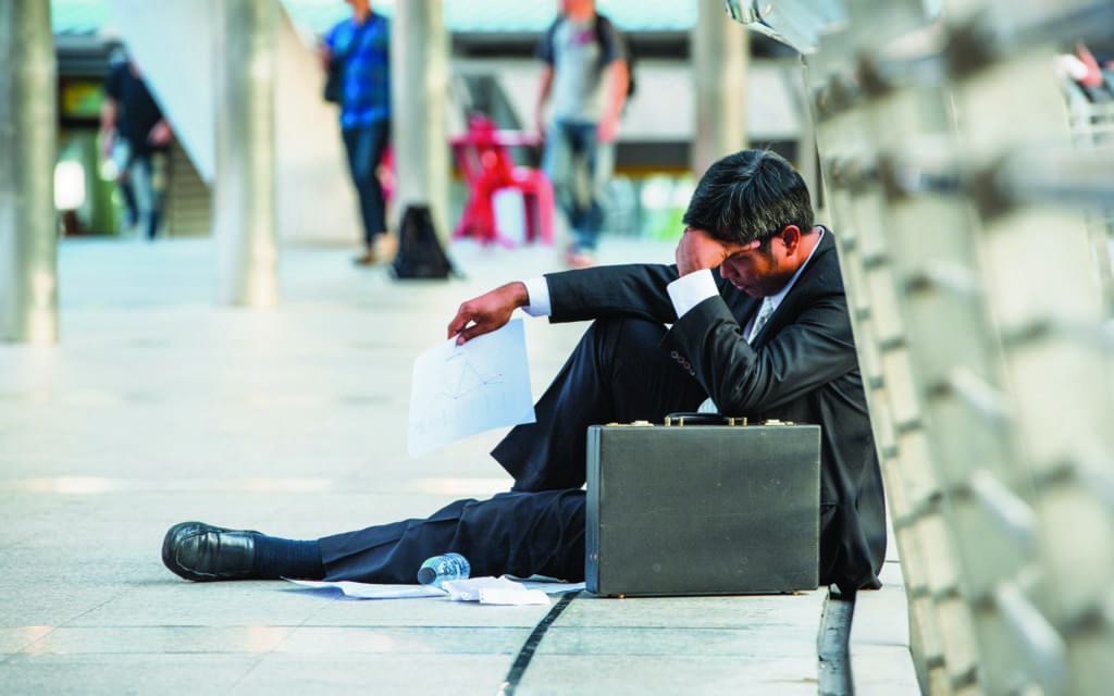 JOBLESS AND STARVING...