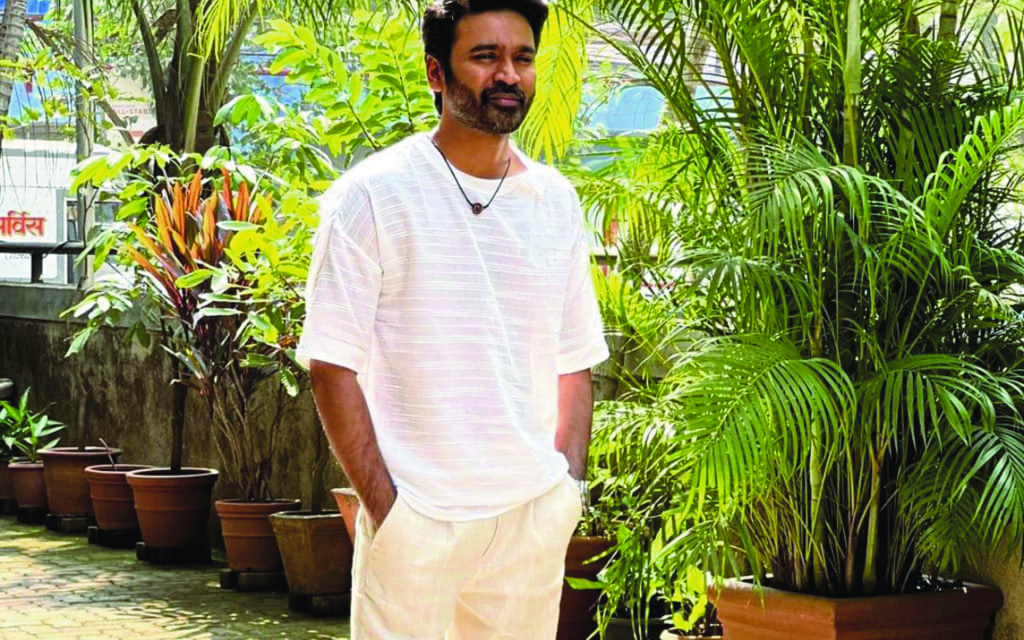 Dhanush spends quality time with his son Yathra on film sets