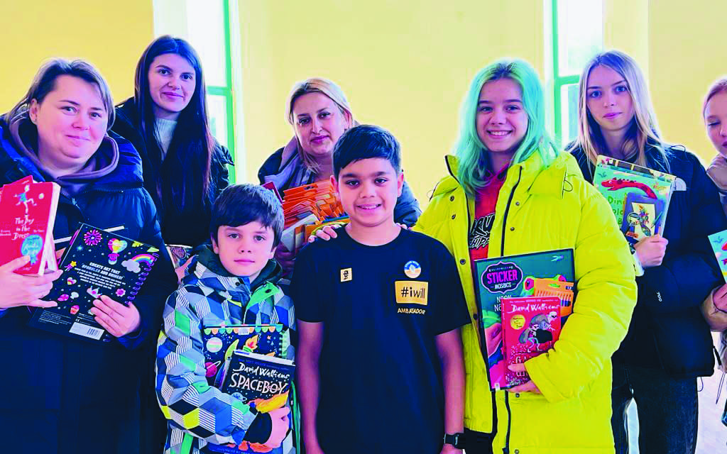 10 year old embarks on a humanitarian journey to support Ukrainian ...