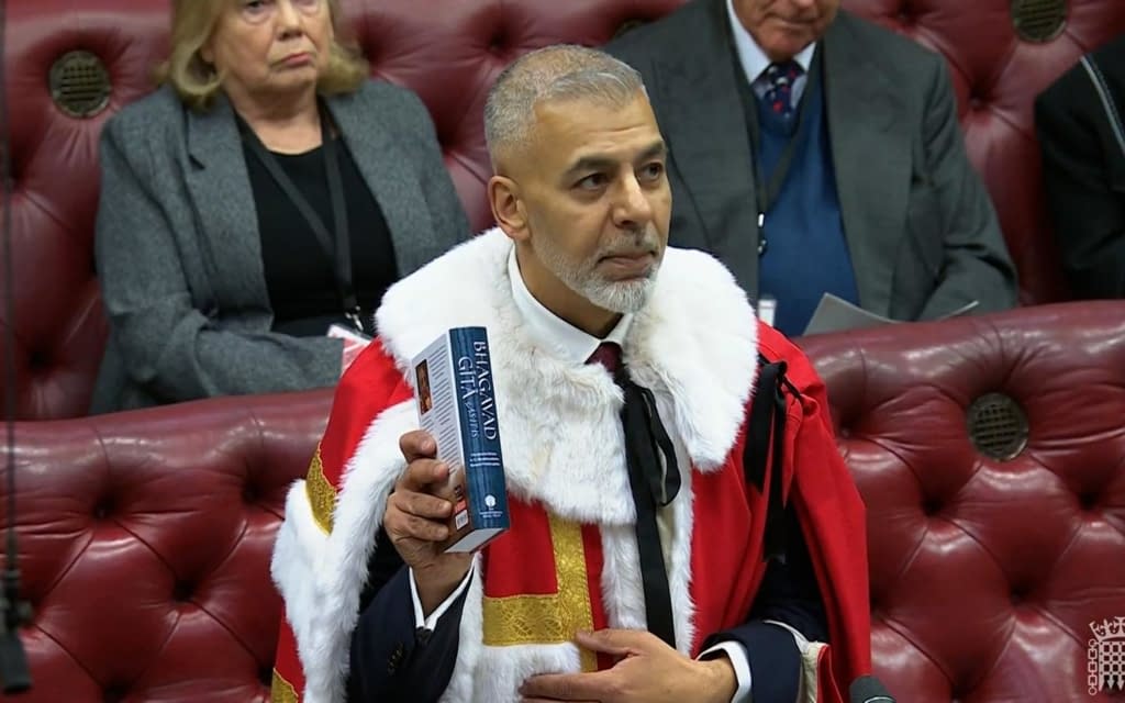 Krish Raval sworn into the House of Lords in historic ceremony