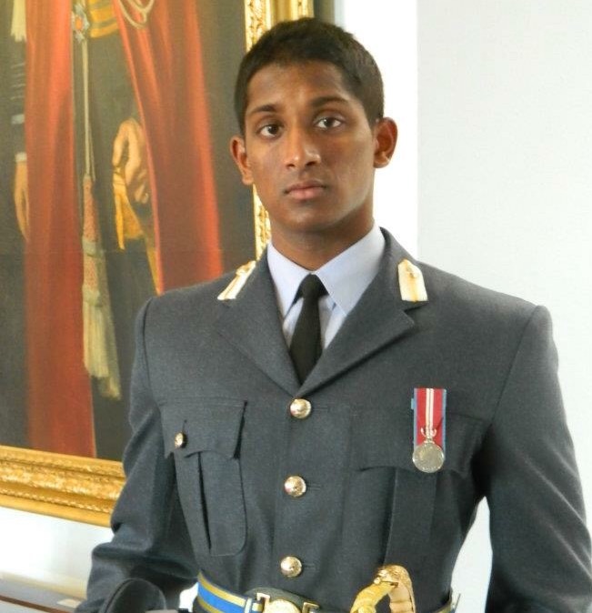 The Asian RAF Officer Flying the Flag...