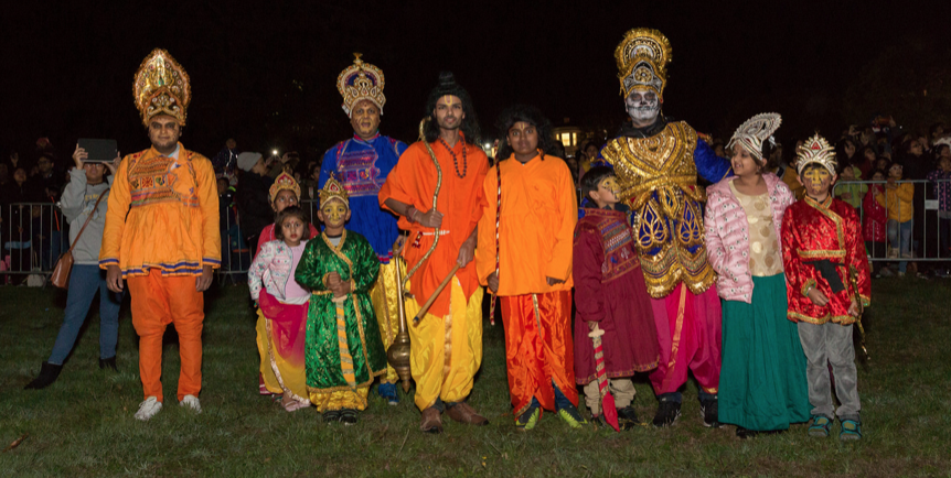 Dussehra at the Stanmore Swaminarayan Temple...