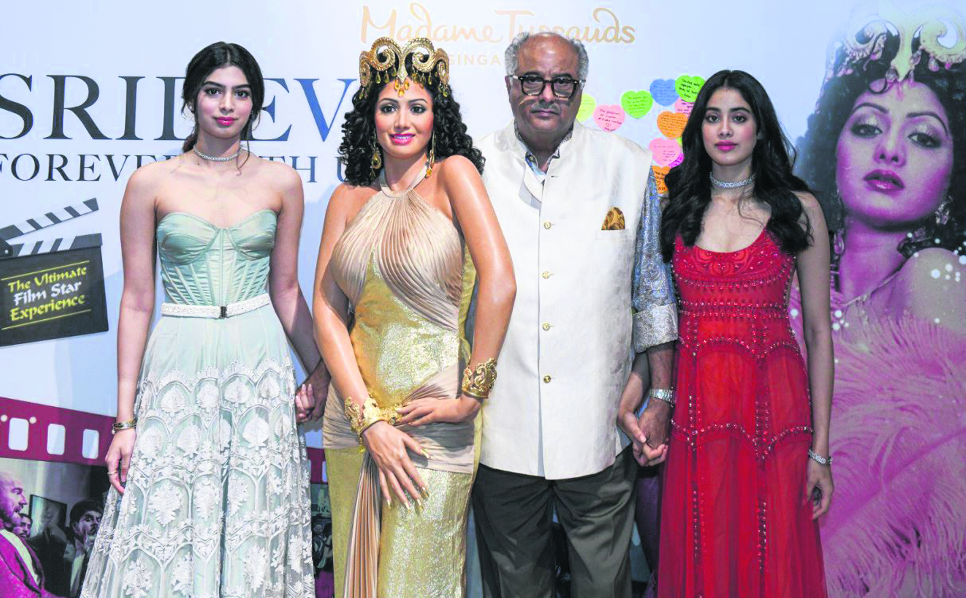 Sridevi’s wax statue unveiled in Singapore...