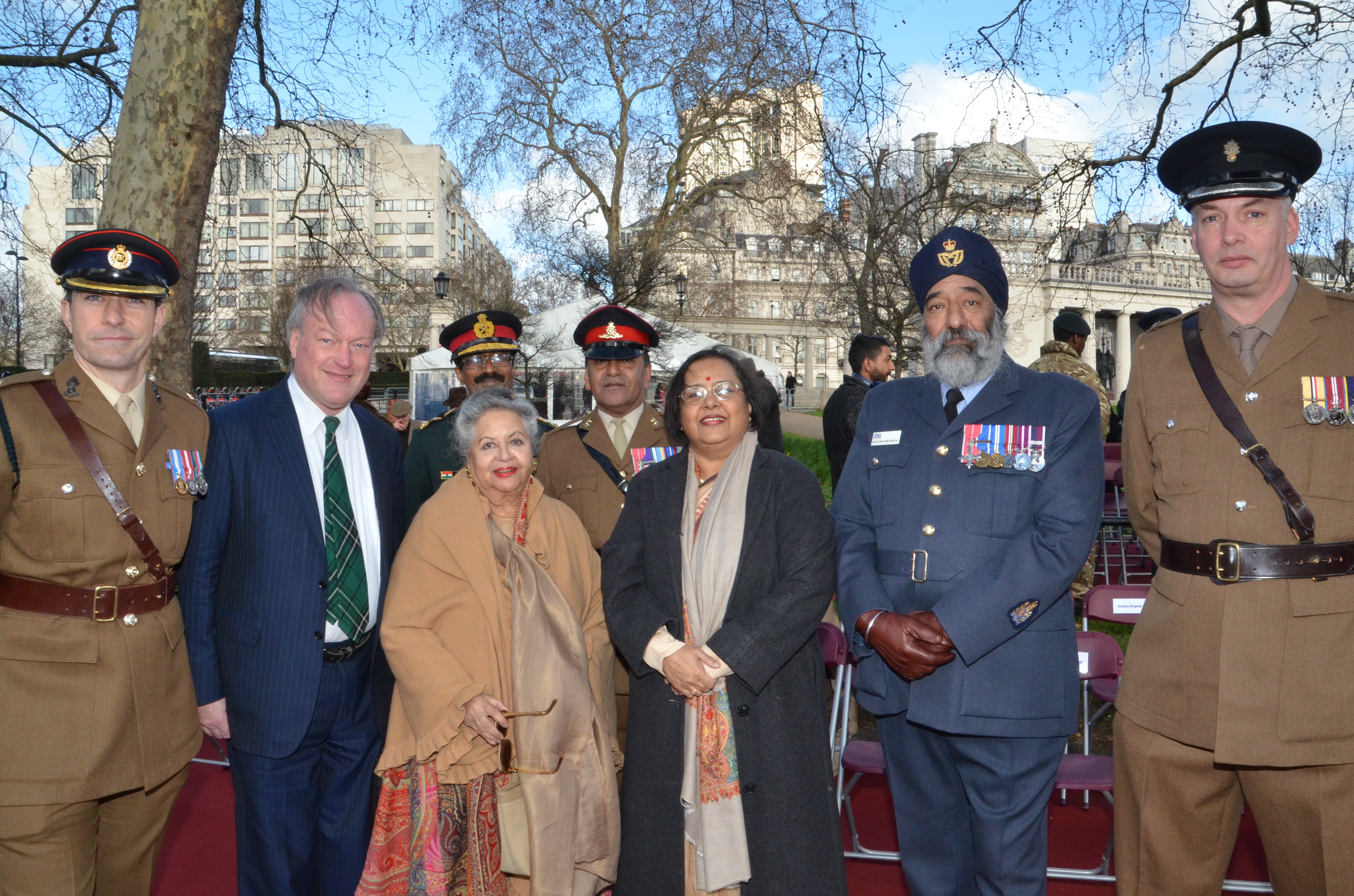 Five million servicemen and women from Commonwealth countries remembered...
