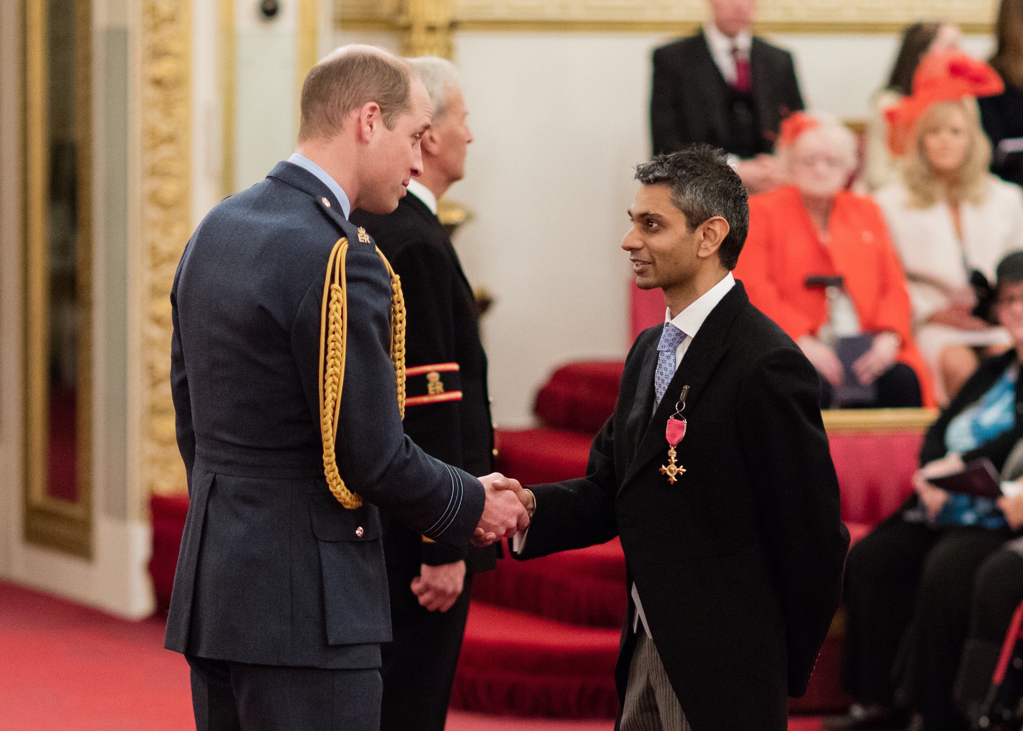 Dhruv Patel receives OBE from Duke of Cambridge, Prince William...
