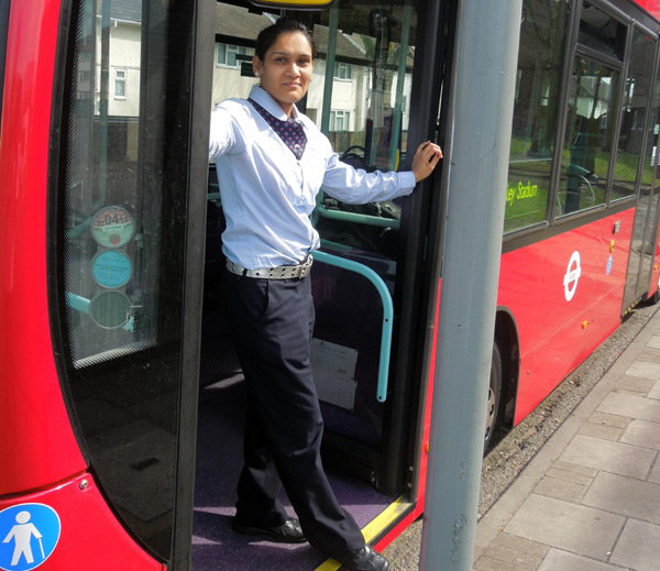 Youngest Indian lady bus driver makes community proud...