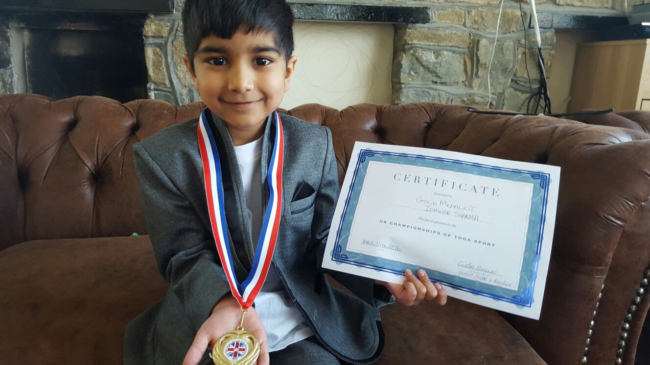 Indian Boy wins National Yoga Championship...