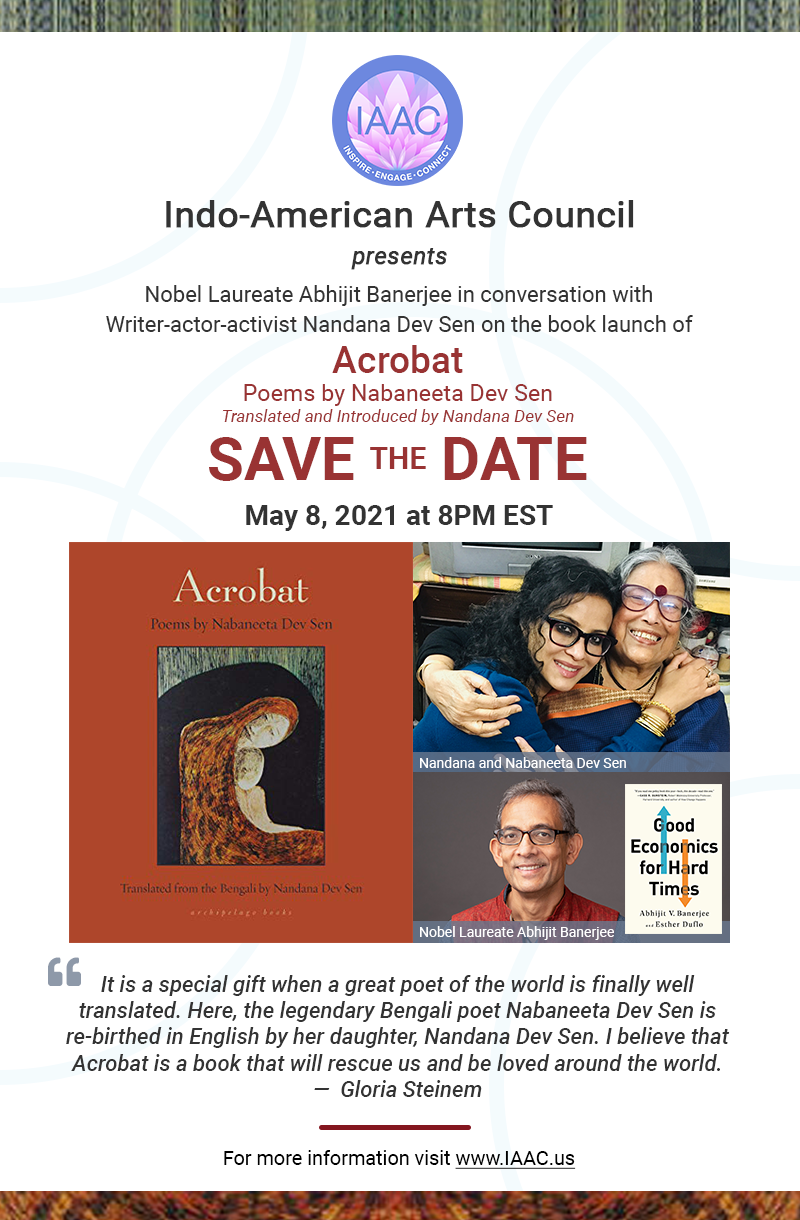 Nobel Laureate Abhijit Banerjee to launch poems by Nabaneeta Dev Sen